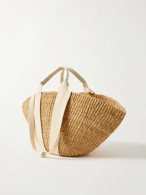 Muuñ Sophie Woven Straw Tote