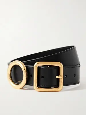 Jacquemus Regalo Embellished Leather Belt - Black