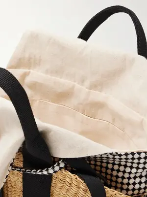 Muuñ Sophie Mini Woven Straw Tote