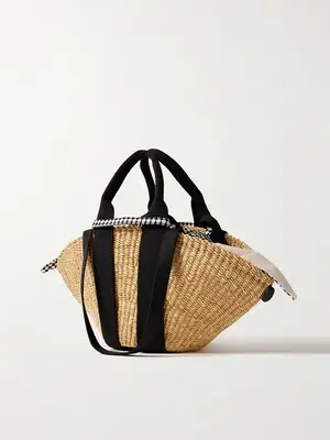 Muuñ Sophie Mini Woven Straw Tote