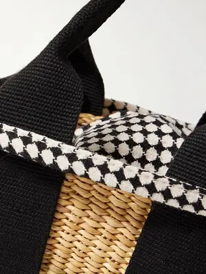 Muuñ Sophie Mini Woven Straw Tote