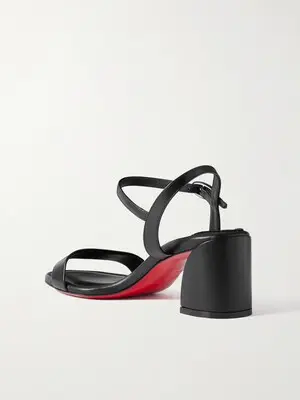 CHRISTIAN LOUBOUTIN Miss Jane 55 Leather Sandals - Black