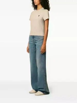 AMI Paris De Coeur T-shirt - Neutrals