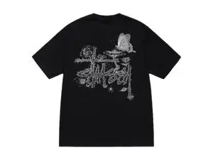 StÜssy In Bloom Tee Shirt - Black