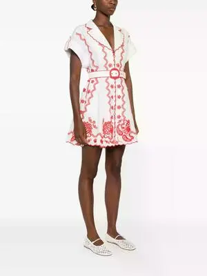 Zimmermann Lucky Embroidered Mini Dress