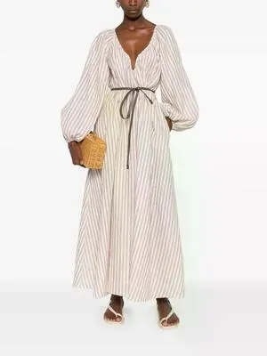 Zimmermann Cascadian Maxi Dress - Neutrals