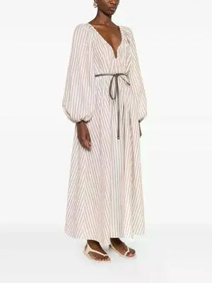 Zimmermann Cascadian Maxi Dress - Neutrals