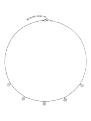Monica Vinader Siren Muse Station Necklace - Silver
