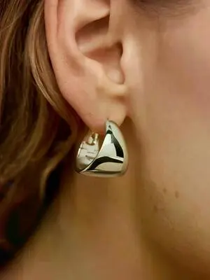 Monica Vinader Tapered Large Hoop Earrings