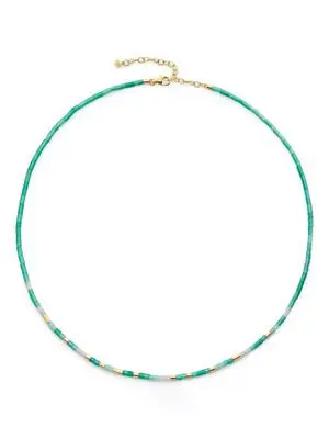 Monica Vinader Delphi Beaded Necklace - Green