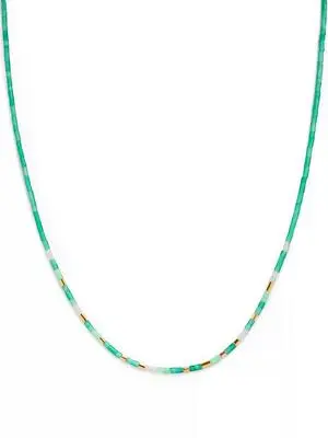 Monica Vinader Delphi Beaded Necklace - Green