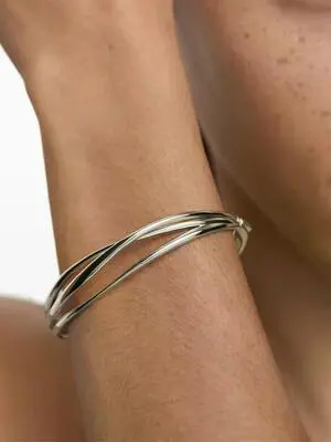 Monica Vinader Nura Bangle Bracelet - Silver