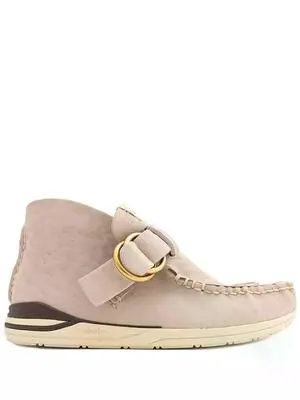Visvim Buckle Detail Leather Boots