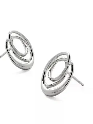 Monica Vinader Nura Wrap Earrings - Silver