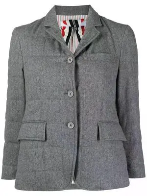 Thom Browne Padded Classic Sport Coat - Grey