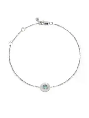 Monica Vinader March Birthstone Chain Bracelet - Silver
