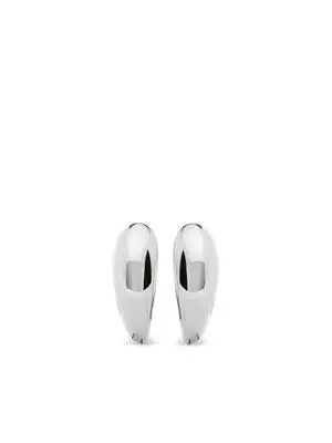 Monica Vinader Nura Reef Medium Hoop Earrings - Silver