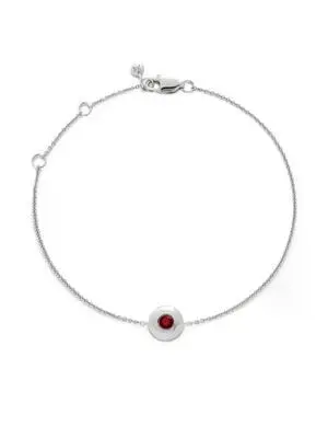 Monica Vinader January Birthstone Adjustable Bracelet - Silver
