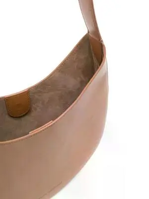 Benedetta Bruzziches Amalia Leather Shoulder Bag - Neutrals