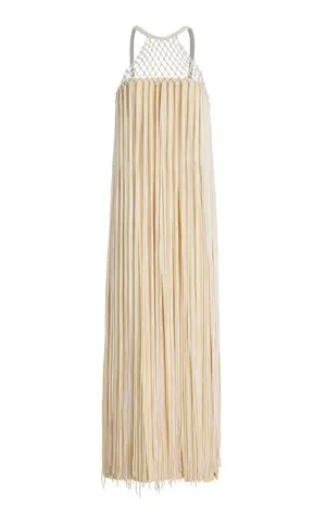 GABRIELA HEARST Tacia Fringed Maxi Dress
