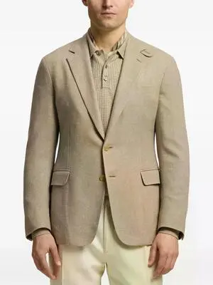 Ralph Lauren Purple Label Textured Two-button Blazer