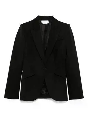 Women's Single-Breasted Wool Blazers