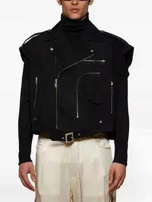 Rick Owens Cropped Biker Vest