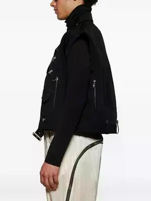 Rick Owens Cropped Biker Vest