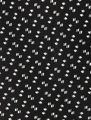 SYNRGY BY DXL Big & Tall Micro Neat Neck Tie - Black