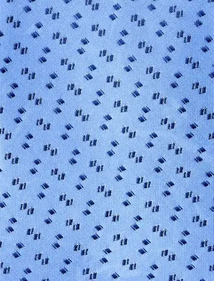 SYNRGY BY DXL Big & Tall Micro Neat Neck Tie - Blue