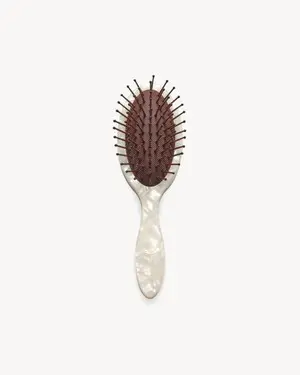 MACHETE Petite Travel Detangling Hair Brush - White Shell