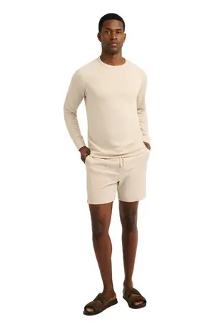 Onia Slub Terry Crewneck Sweater - Stone