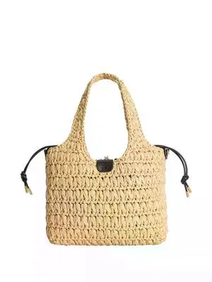 Dolce & Gabbana Woven Raffia Tote Bag