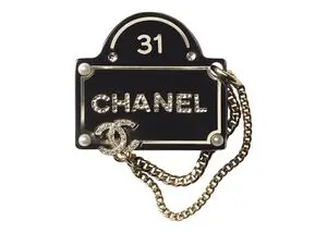 Chanel Metal Brooch Ab9372 - Black/gold