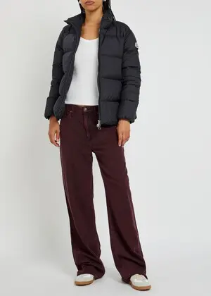 Moncler Mauzun Quilted Shell Jacket - Navy