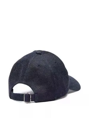 A.p.c. Logo-print Cap - Blue