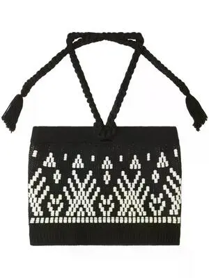 Alanui Jungle Beat Top - Black