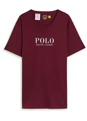 Ralph Lauren Logo-print Cotton Pyjama T-shirt - Red