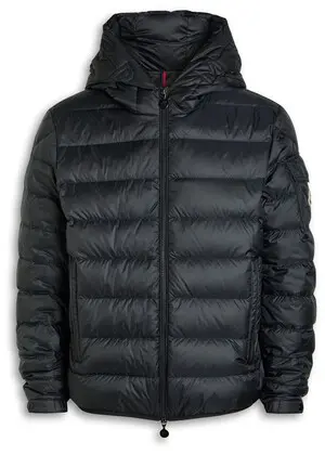 Moncler Najan Quilted Hooded Jacket - Navy