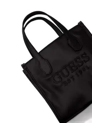 Guess Logo-embroidered Tote
