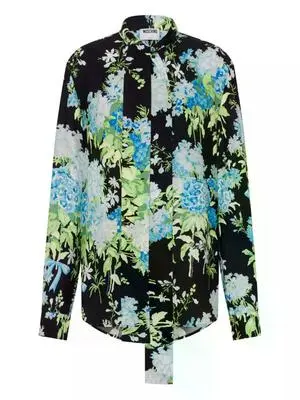Moschino Printed Silk Shirt