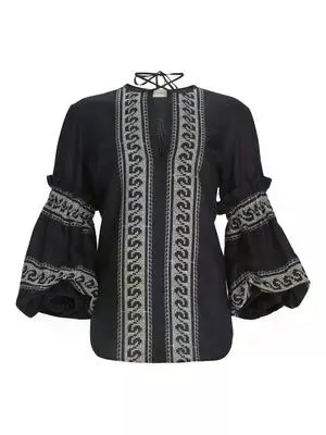 Silvia Tcherassi Tie Detailed Blouses