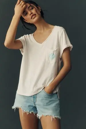 Women's T-Shirts with Chest Pocket