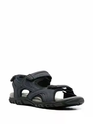 Geox Embossed-logo Sandals - Blue