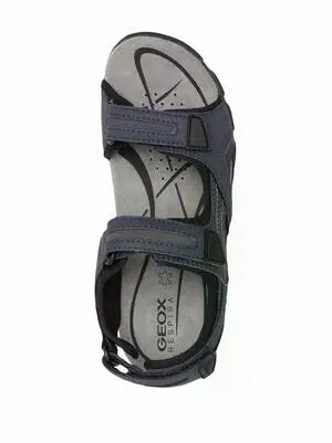 Geox Embossed-logo Sandals - Blue