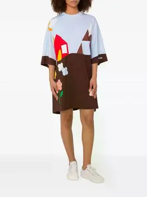 Moschino Graphic-print Mini Dress
