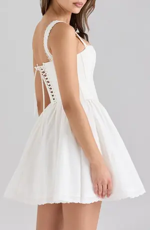House Of Cb Ami Corset Minidress