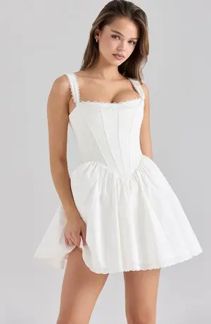 House Of Cb Ami Corset Minidress