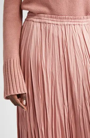 Michael Kors Jamison Crushed Charmeuse Skirt