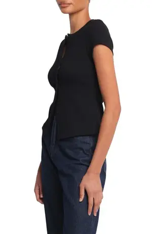 PETAL & PUP Tylarah Ribbed Knit Cardigan
